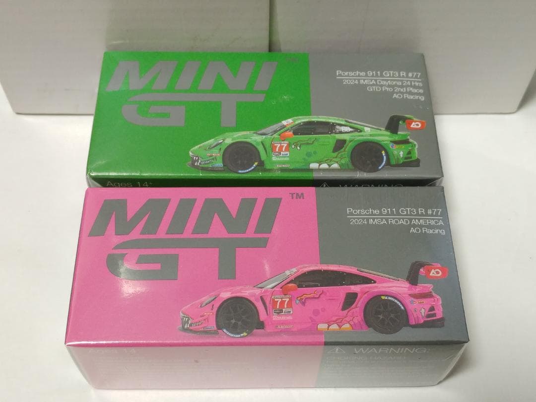 MINI GT 1/64 ポルシェ 911 GT3 R IMSA 2点セット