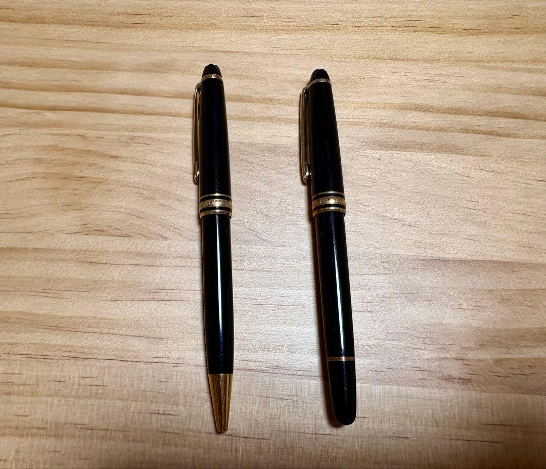 【Montblanc】モンブラン 万年筆＆ボールペン セット　箱なし