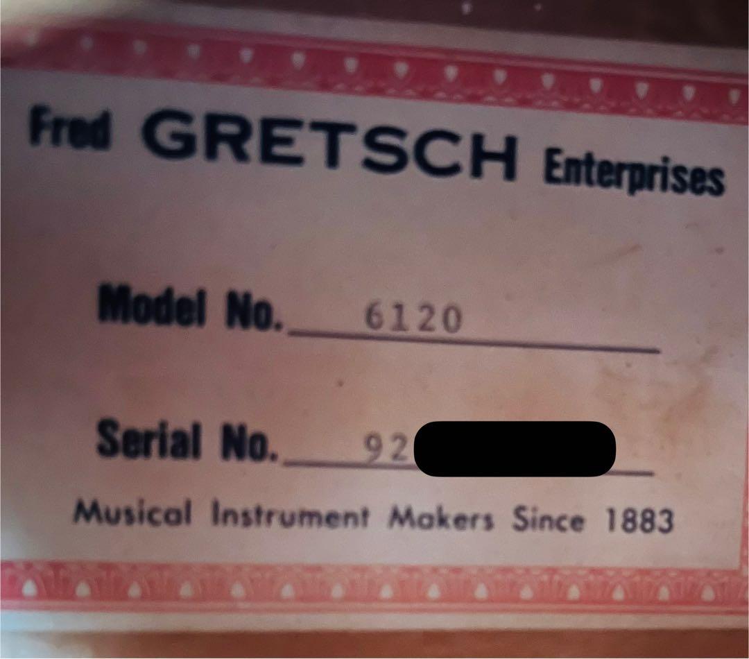 Gretsch 6120 (1992年製) 純正ハードケース付き