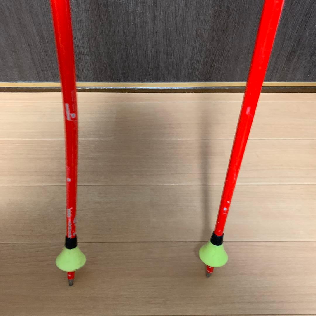 LEKI スキー用ストック オレンジ　125cm