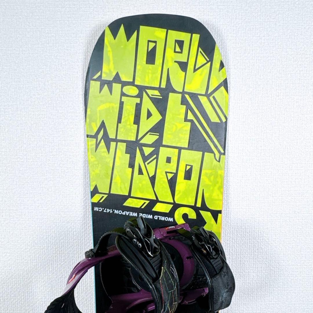 K2 world wide weapon 147cm head ビンディング