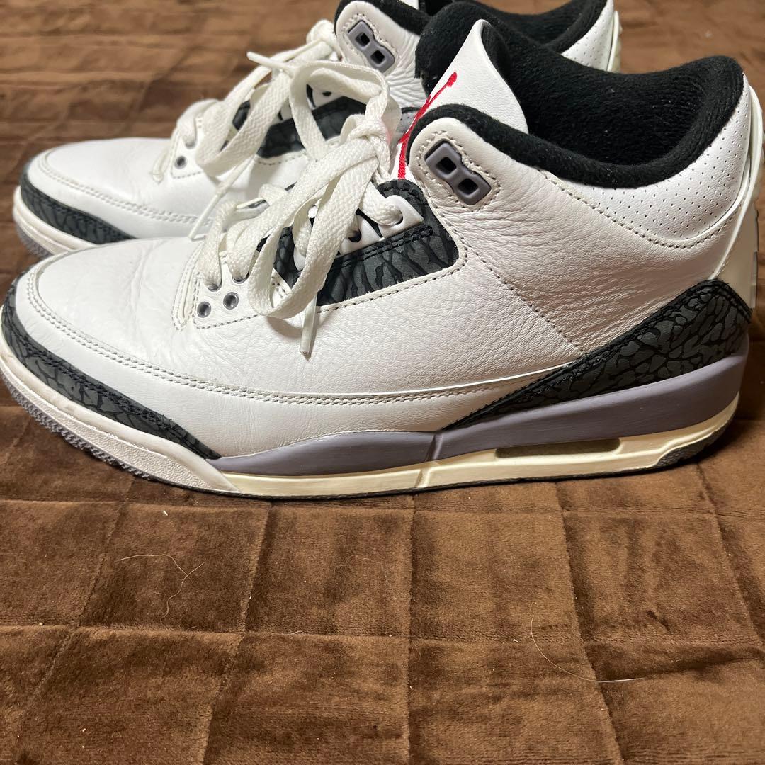 NIKE AIR JORDAN 3 RETRO セメントグレー 26.5cm
