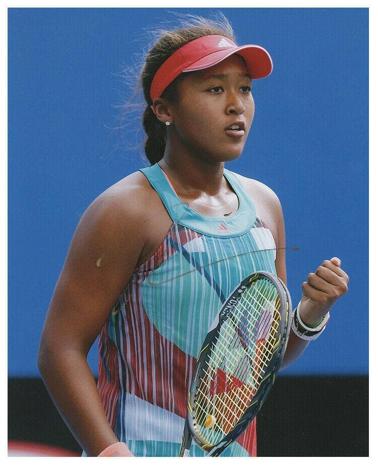 直筆サイン入り写真 大坂なおみ WTA /フレームなし/SA鑑定済