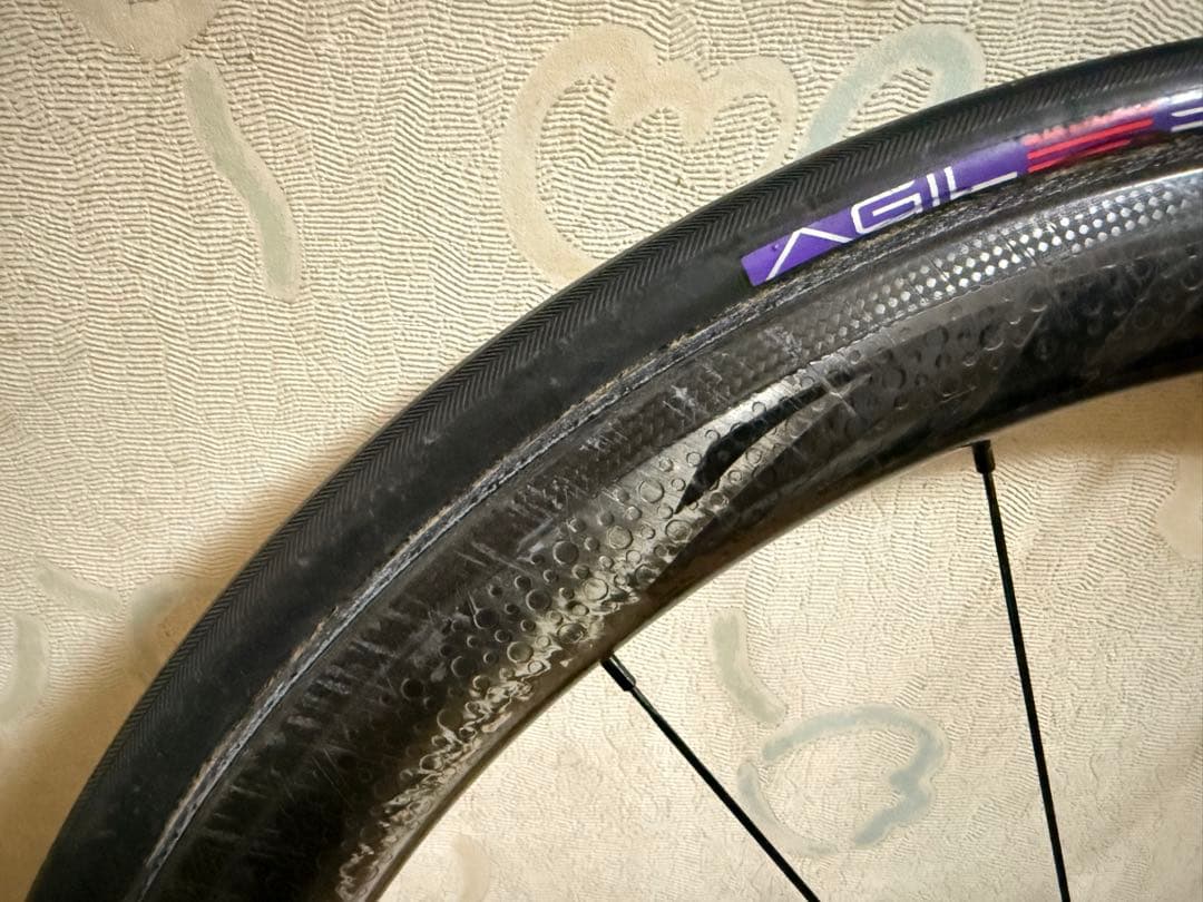 ZIPP 303 Firecrest フルカーボンチューブラーホイール前輪