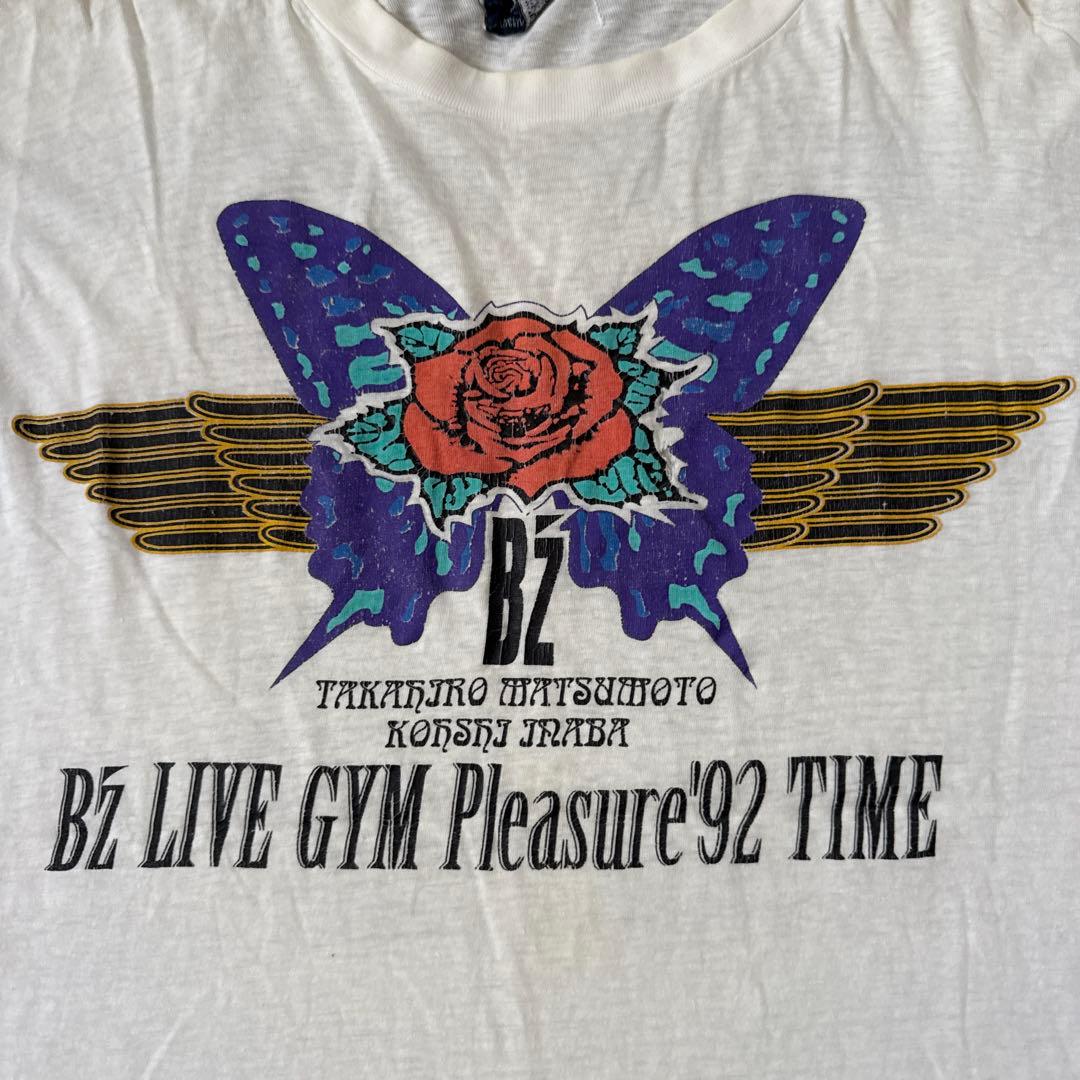 B'z LIVE GYM Pleasure'92 Tシャツ　白