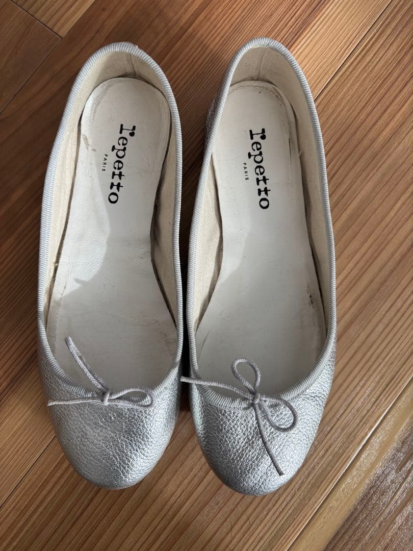 Repetto シルバー バレエシューズ　37