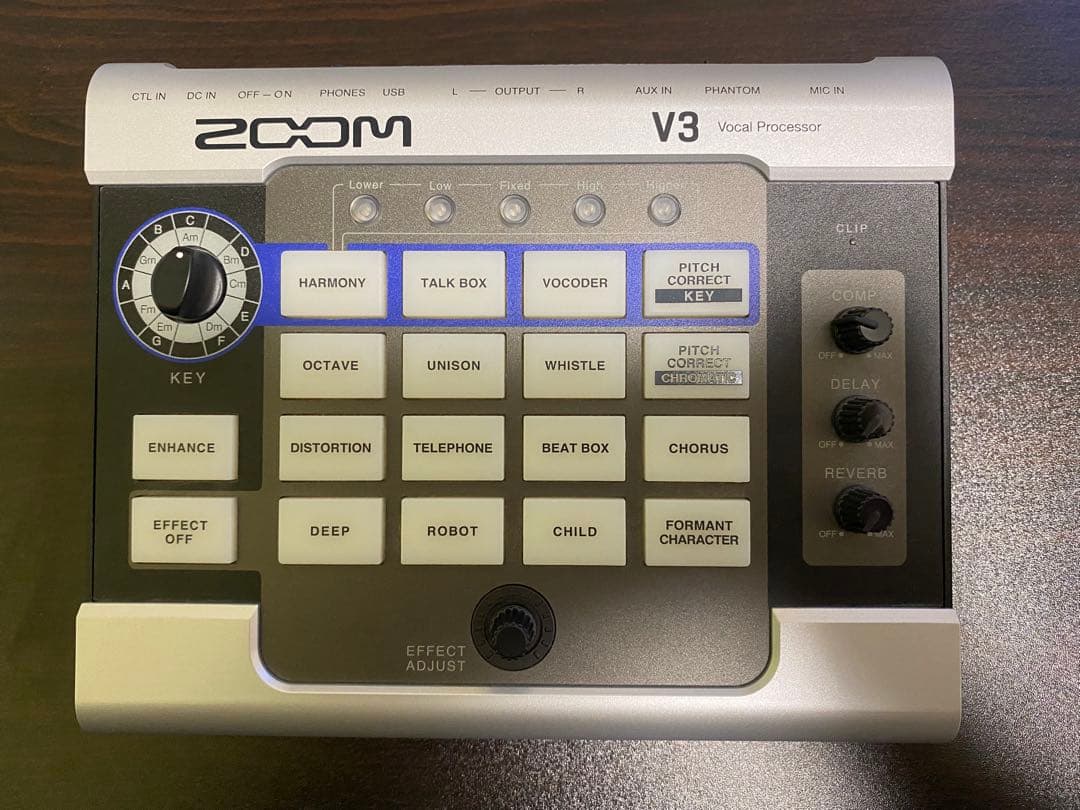 ZOOM ボイスチェンジャー ボーカルエフェクター V3