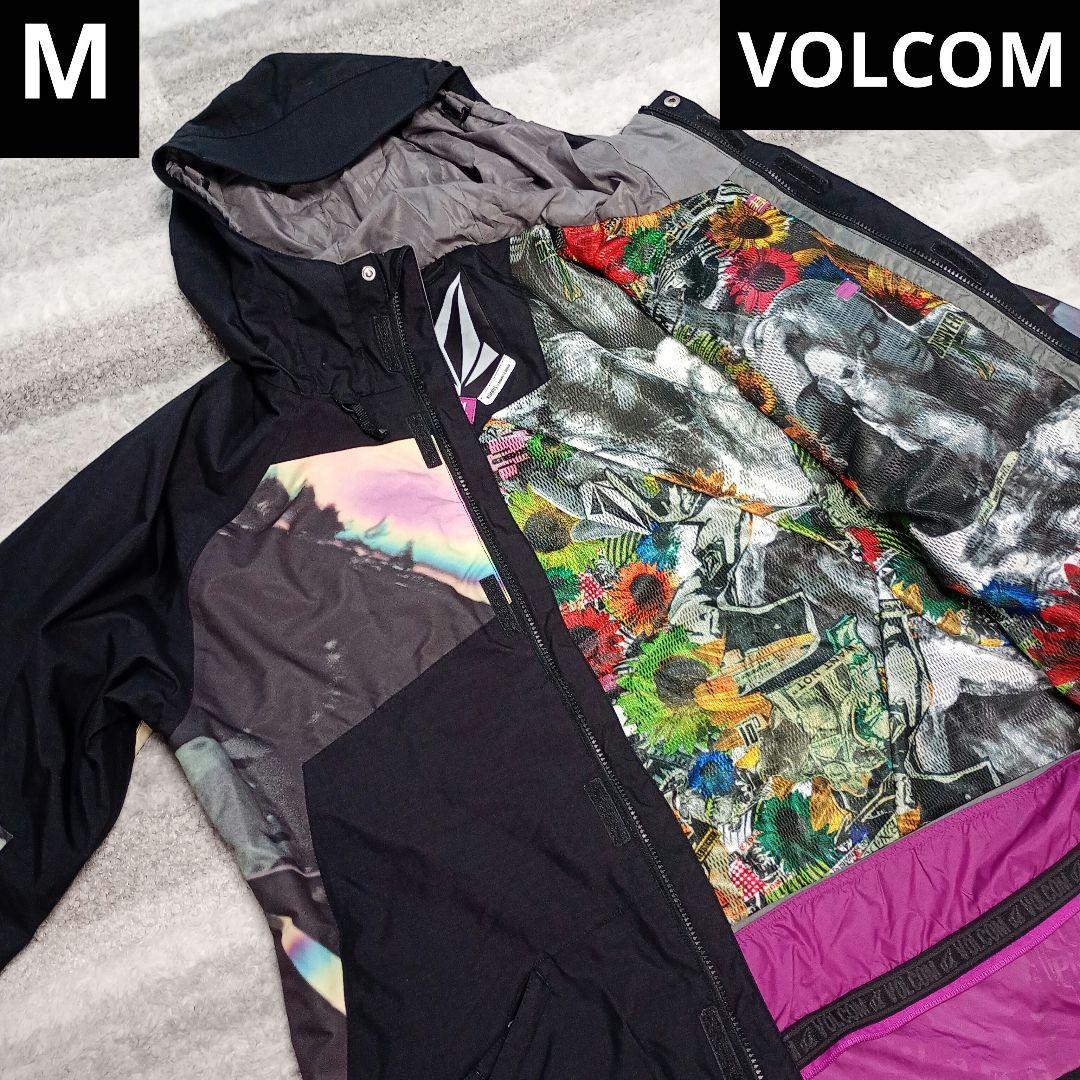 VOLCOM　ボルコム　スノボウェア　総柄　Мサイズ
