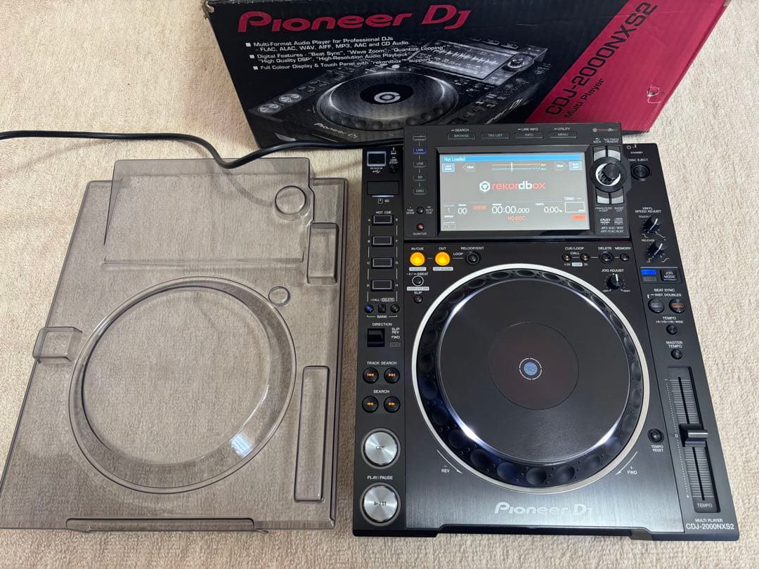 Pioneer CDJ-2000Nexus2専用ケースとカバー付き メンテ済み品
