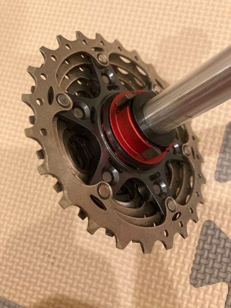 ディスクホイール　ピスト　ロード　シャフト　シマノ　アルテグラ　スプロケット