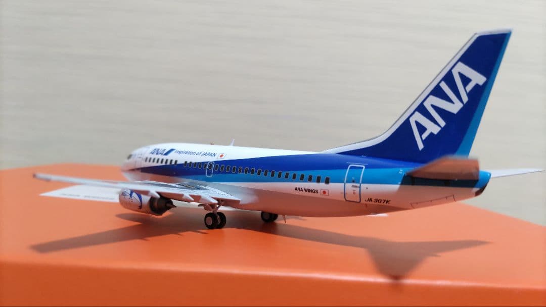1/200 B737-500 ANA 全日空 JA307K 退役記念装飾