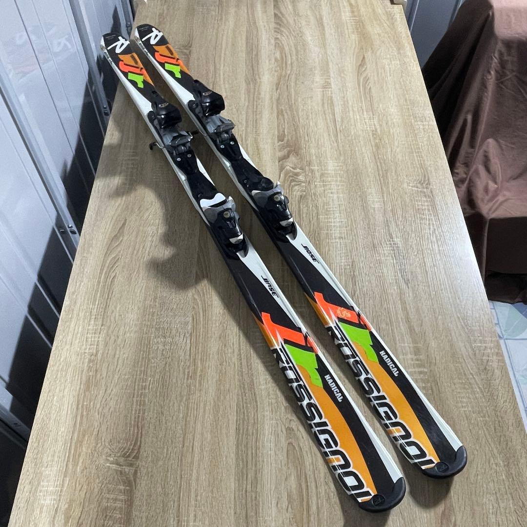ROSSIGNOL150cm 25.5cm ストック105cm付きスキーセット