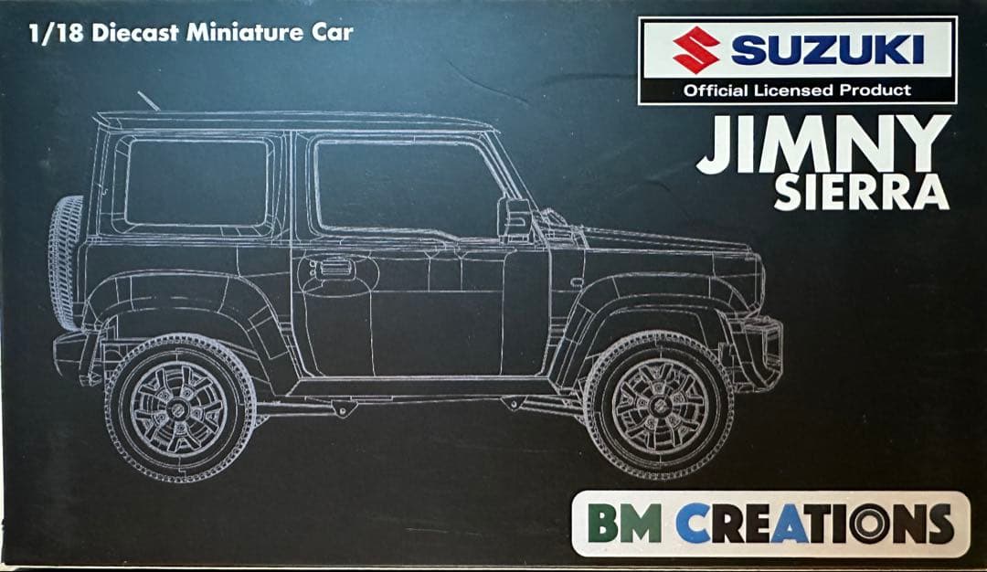 BMCREATIONSスズキ ジムニー ミニカー ライムグリーン1/18