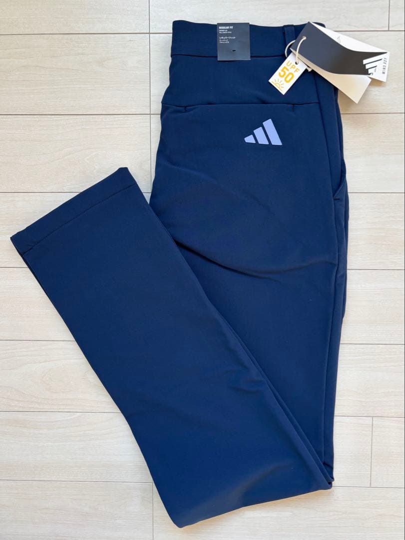 ヨッコー　adidas ゴルフパンツ ネイビー