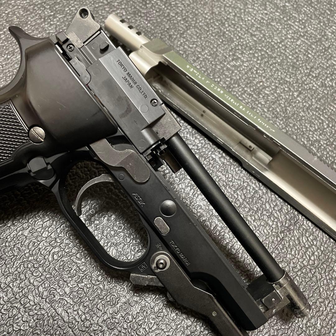マルイ M93R 電動ガン SILVER SLIDE 美品