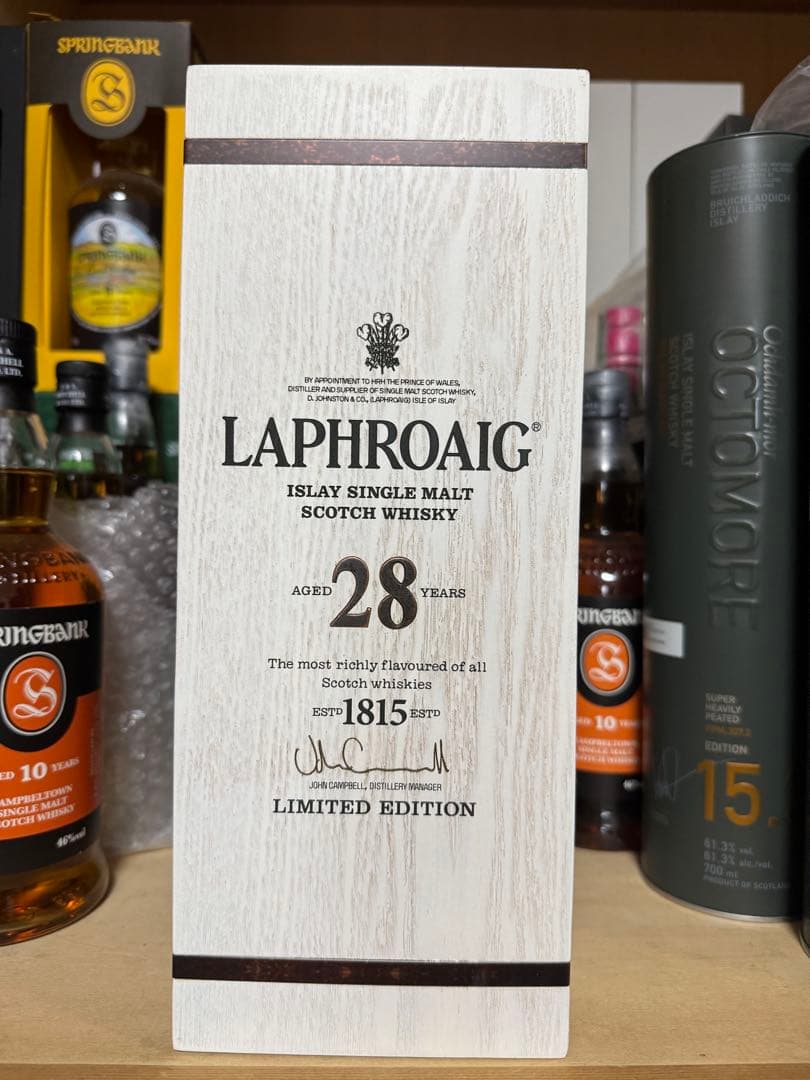 Laphroaig 28年 限定版
