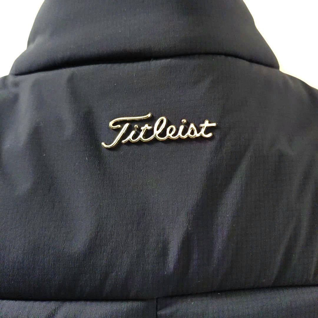 極美品★Titleist タイトリスト ゴルフ用 中綿ベスト M ネイビー