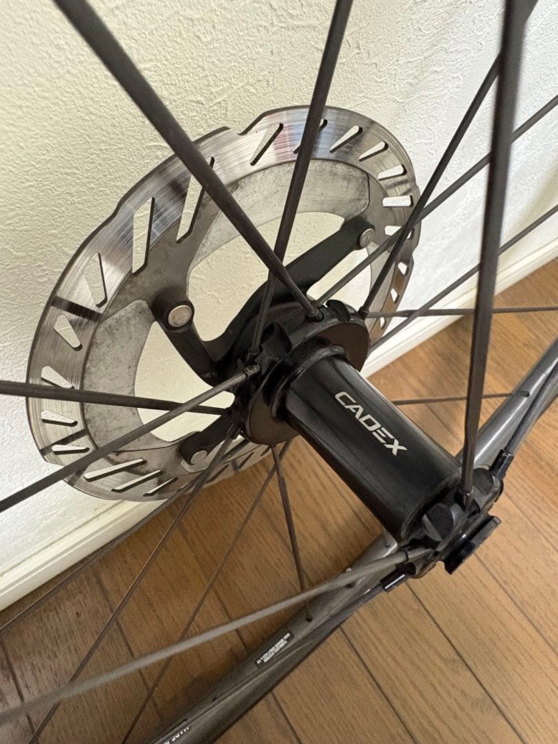 CADEX 42 Disc Tubeless 美品 フックレス カーボンホイール