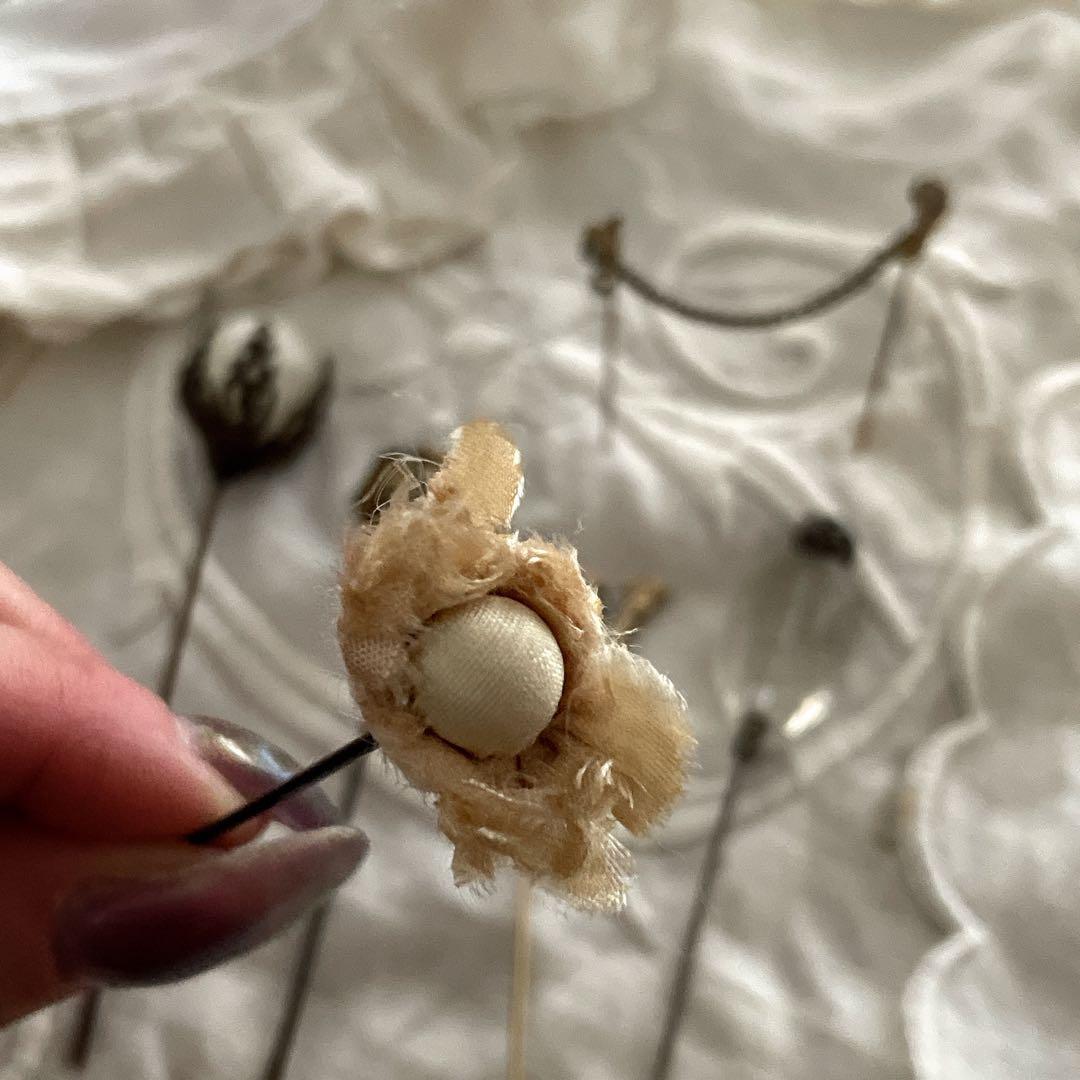 フランスアンティーク　エパングル　ハットピン　単品　8000