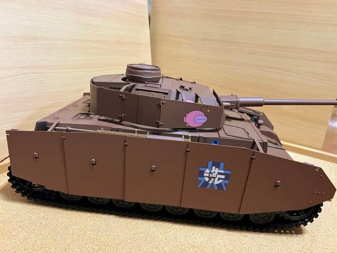 アシェット　週間　ガールズ&パンツァー　Ⅳ号戦車H型(D型改)をつくる　完成品