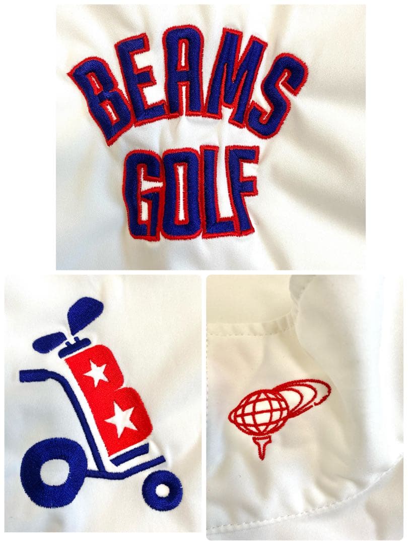 BEAMS GOLF ビームスゴルフ　2way ジャケット　ブルゾン　XL 白