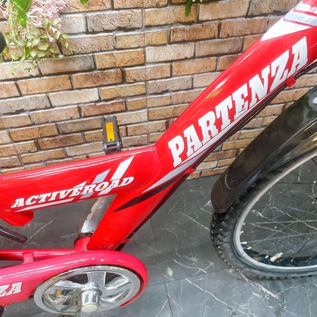 【23】子供用自転車 子供車 PARTENZA レッド 22インチ