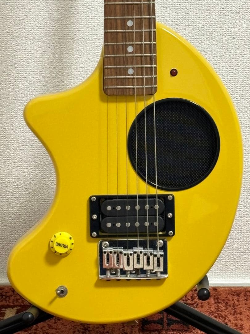 Fernandes フェルナンデス ZO-3 黄色 レフティ 左 エレキギター