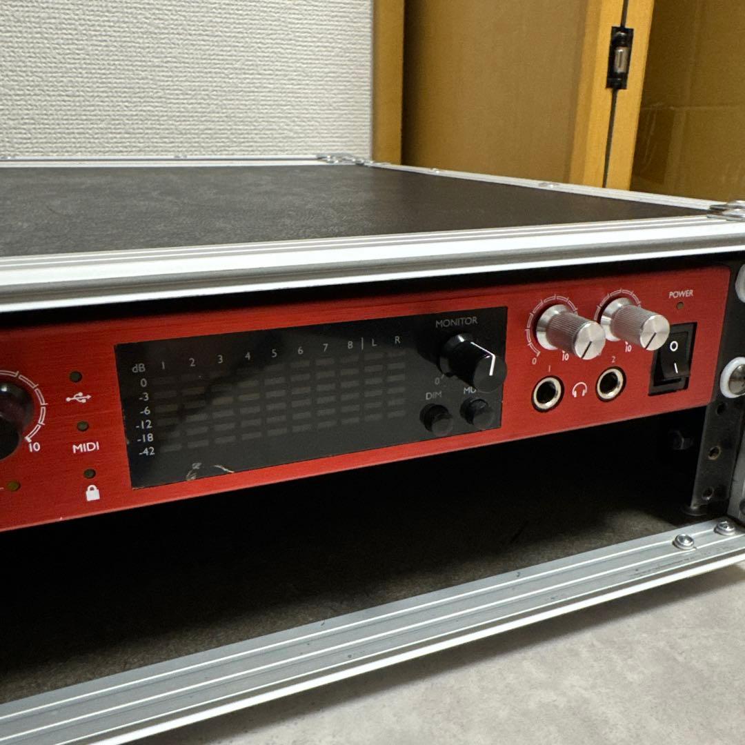 FOCUSRITE Clarett 8Pre USB ラックケース付き