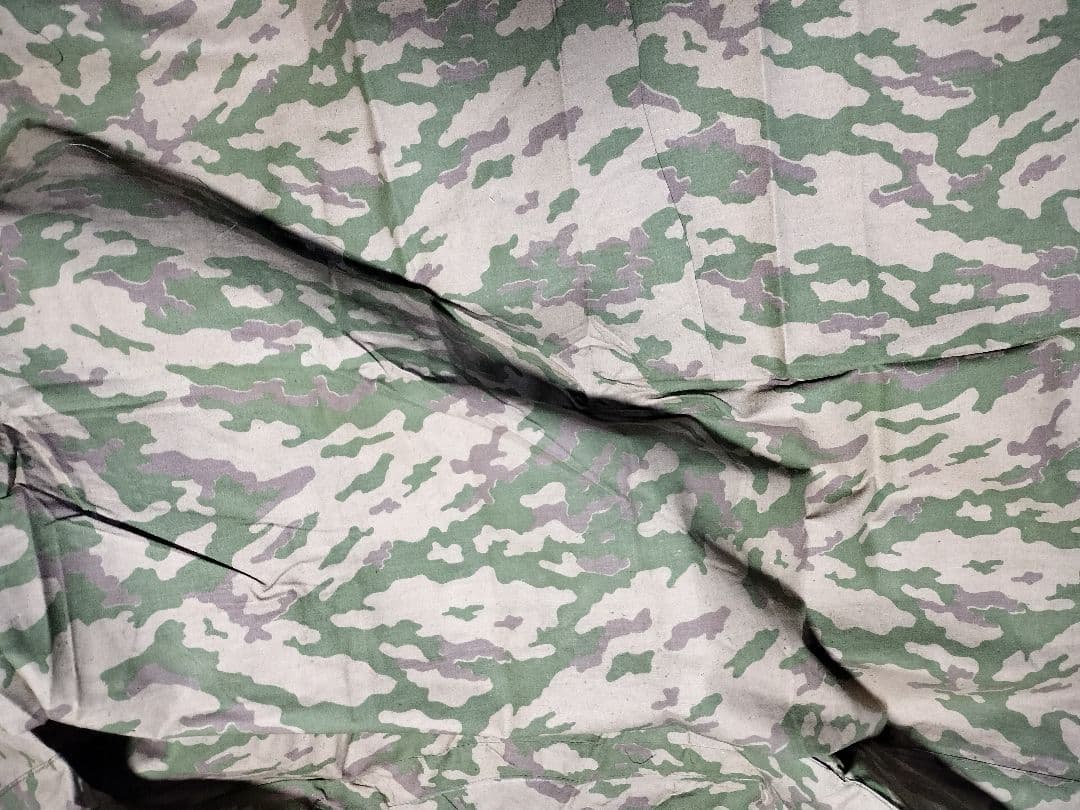 ロシア軍 実物 VSR-93 迷彩 パラトカ ポンチョ テント タープ キャンプ