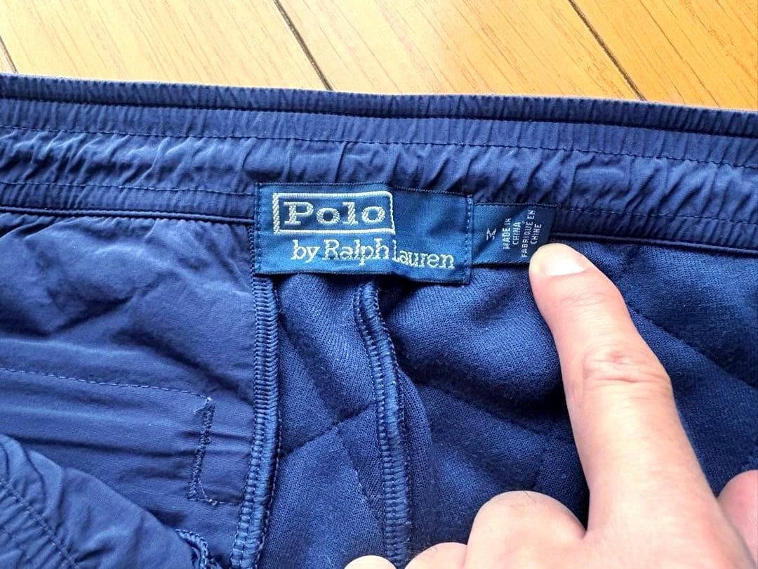 POLO HI TECH カーゴラガースウェットパンツ ネイビー M