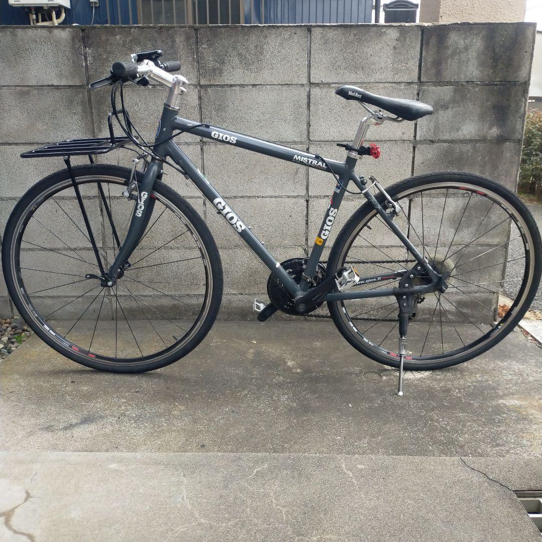 GIOS MISTRAL ジオス ミストラル グレー 前3×後8段サイズ480