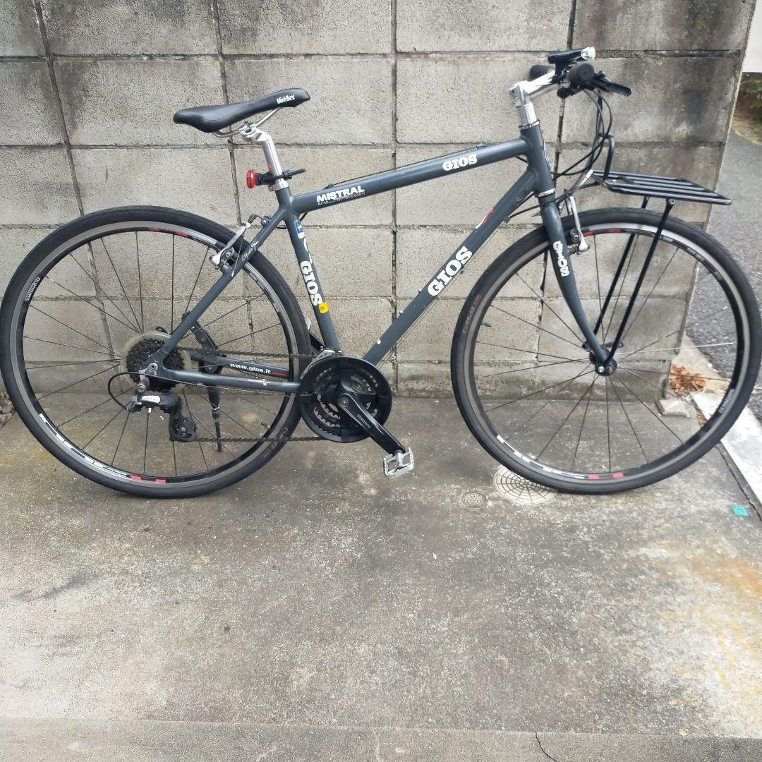 GIOS MISTRAL ジオス ミストラル グレー 前3×後8段サイズ480