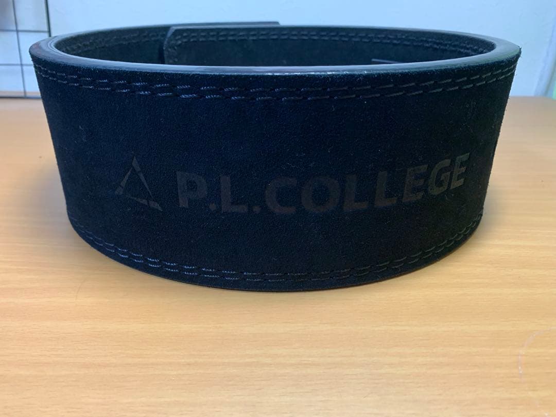 P.L.COLLEGE トレーニングパワーベルト 黒
