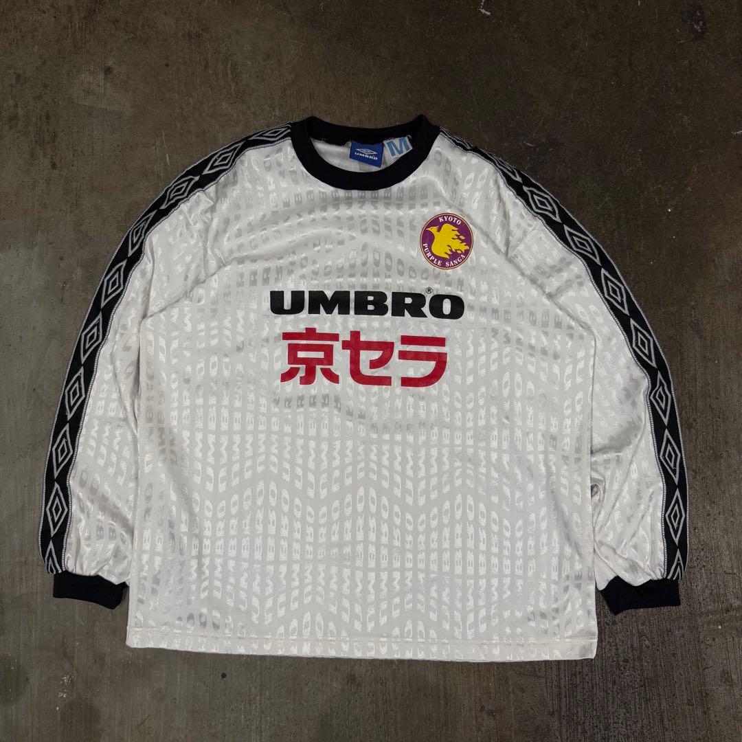 京都パープルサンガ　umbro 90's 支給品　三浦知良　練習着　総柄　希少
