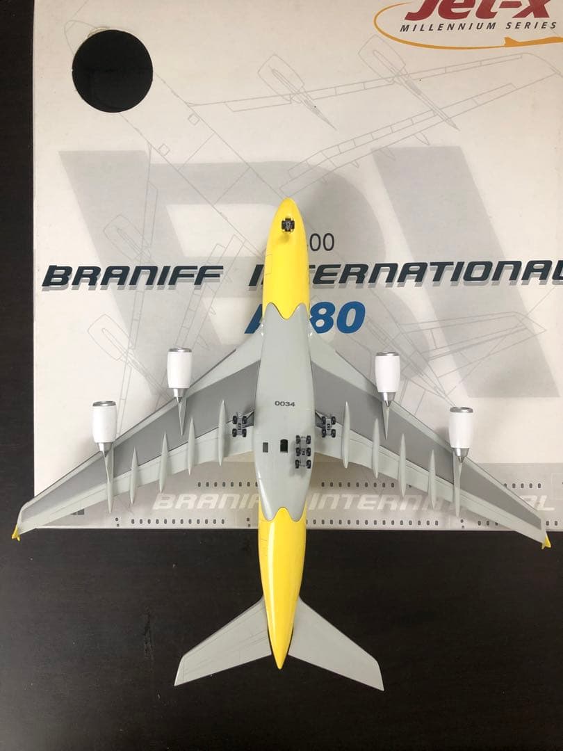 航空機・ヘリコプター Jet-X 1/400 JXM126 A380 BRANIFF