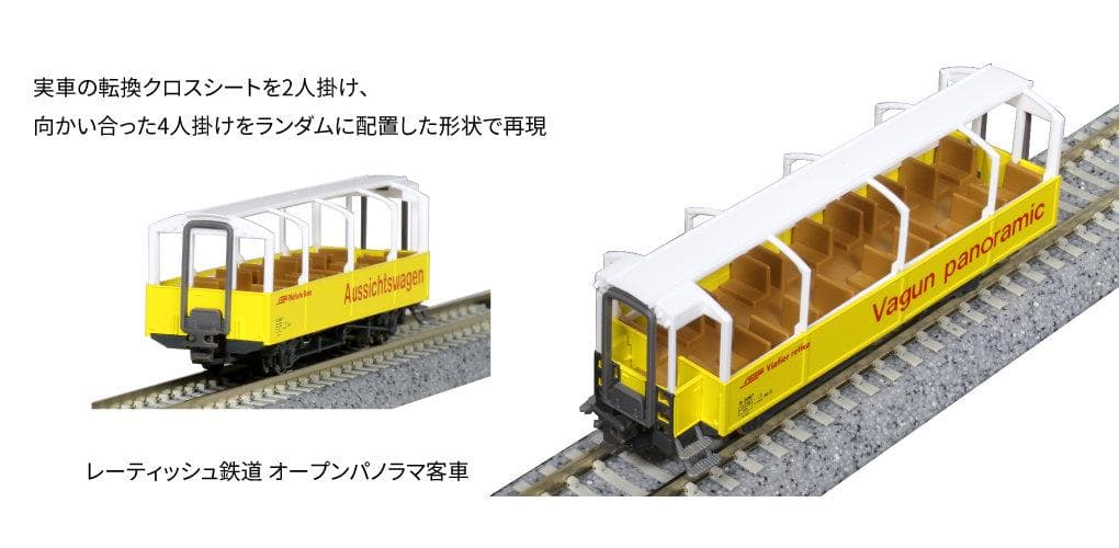 KATO 10-1656 レーティッシュ鉄道 ベルニナ急行新ロゴ 4両増結セット
