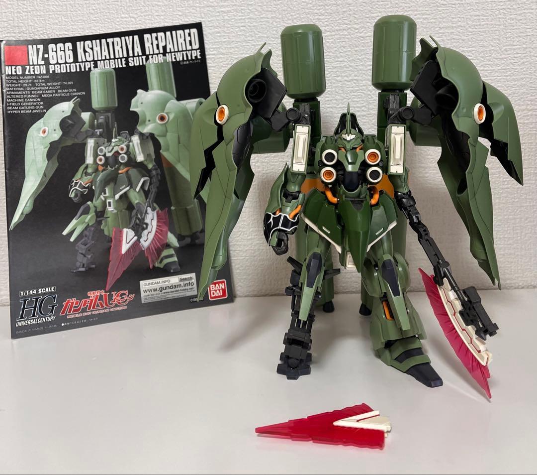[ジャンク品]HG NZ-666 クシャトリヤ・リペアード