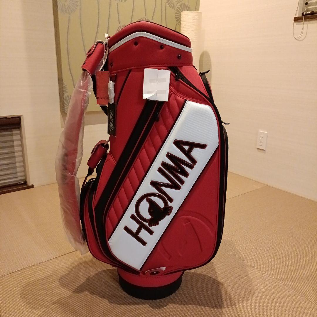 【最終値下げ】【新品未使用】HONMA ホンマ キャディバッグ 赤 レッド