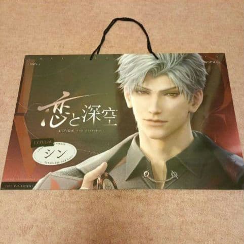 JP初イベント　恋と深空 ポップアップ ショッパー　缶バッジセット