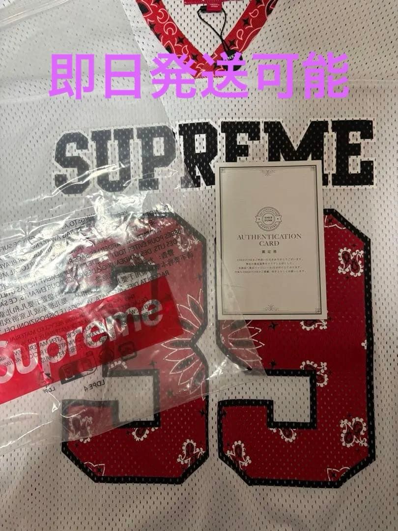 シャツ Supreme Bandana Football Jersey \"White\"S