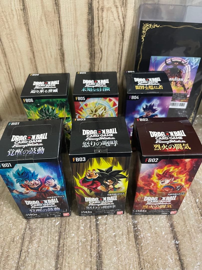 未開封新品ドラゴンボールフュージョンワールド6種セット + BOXスリーブ