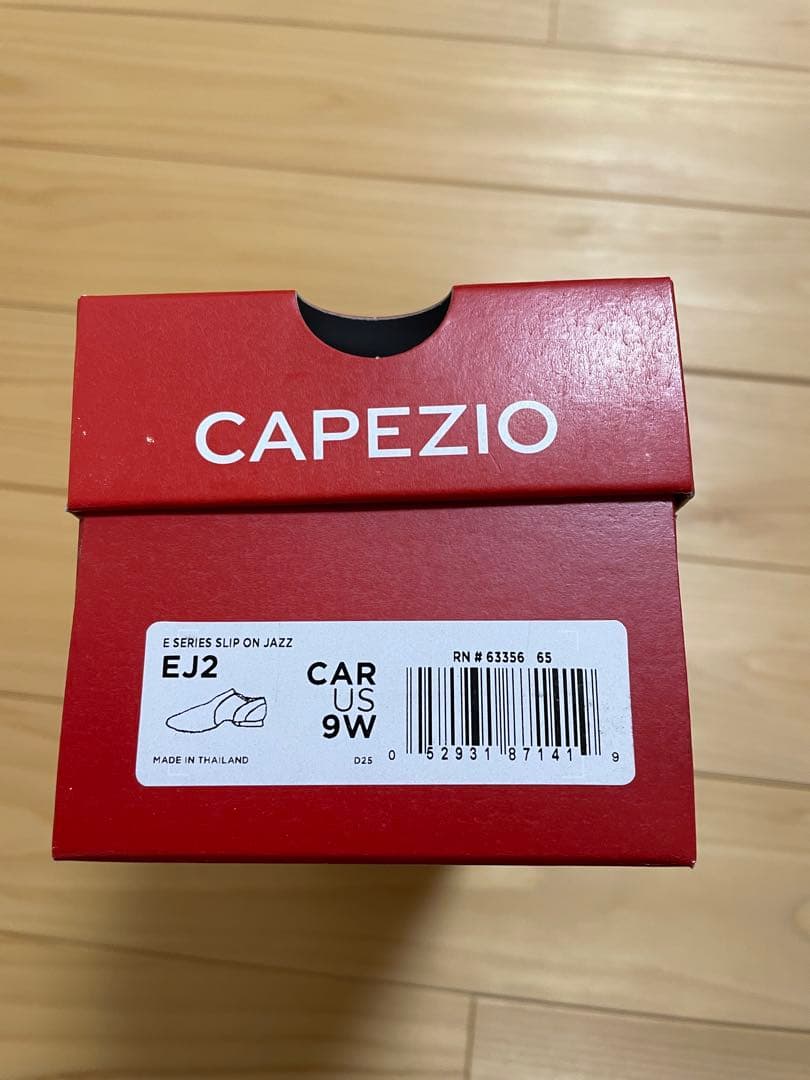 Capezio カペジオ 牛革製 ジャズシューズ EJ2 25cm キャラメル