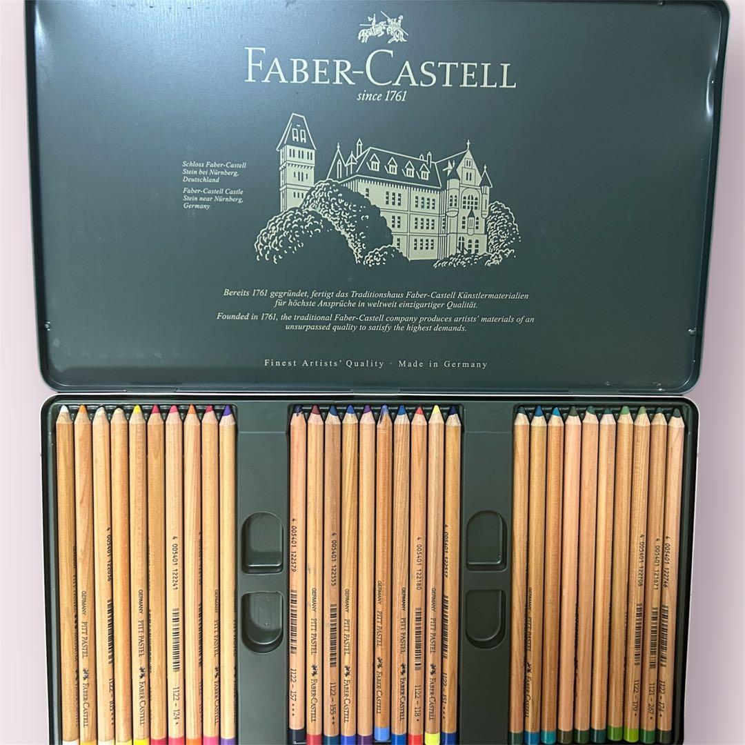 FABERCASTELL 水彩色鉛筆 パステルペンシル ピット60色