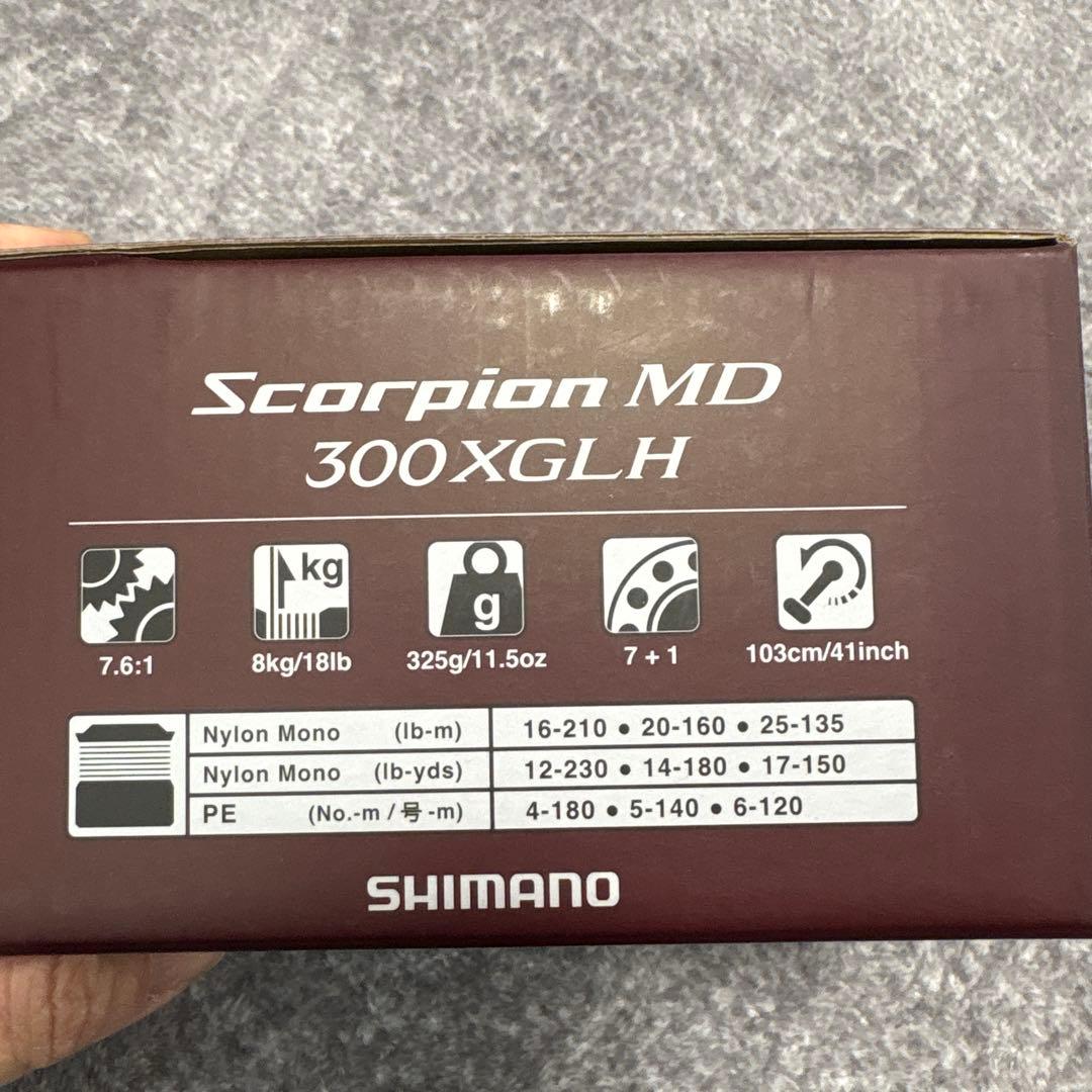 SHIMANO Scorpion MD 300XGLH peライン2.0号　5号