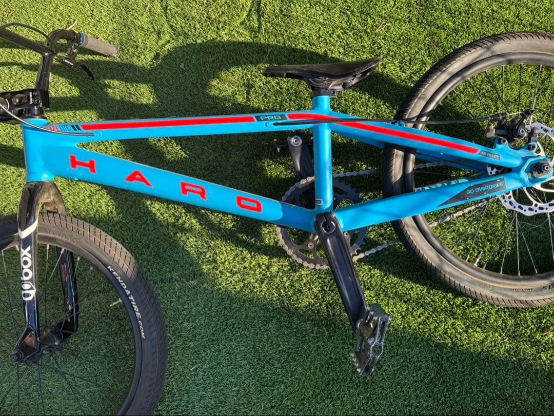 美品2021HaroRaceLTPro (Blue)カスタム済み BMXレース用