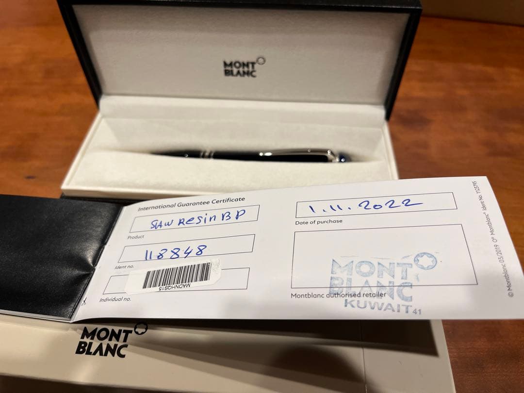 MONT BLANC 黒 ボールペン 本体