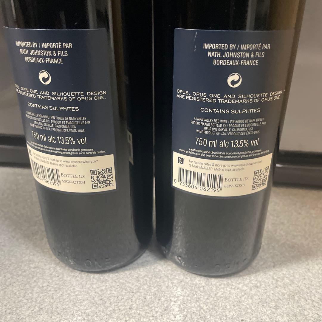 2本 750ml Opus One オーパスワン 2019 750ml（11）