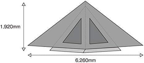 テンマクデザイン サーカスTC DX専用窓付きフロントフラップダックグリーン