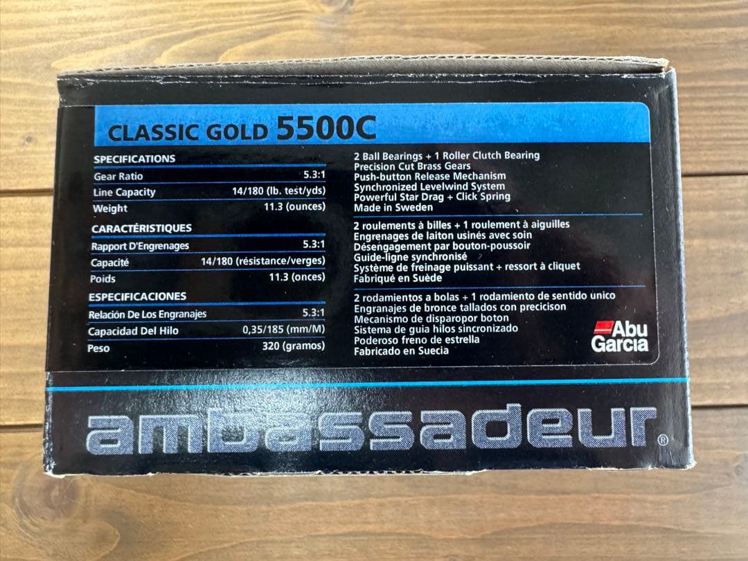 超激レア　新品　復刻Ambassadeur クラッシックゴールド5500C