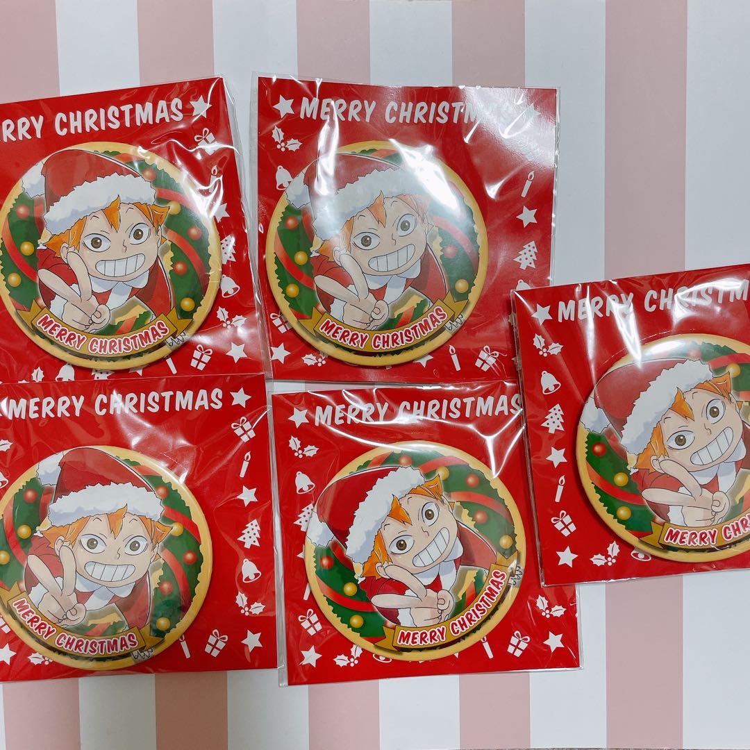 ハイキュー‼︎ クリスマス特製缶バッジ　2018 日向翔陽